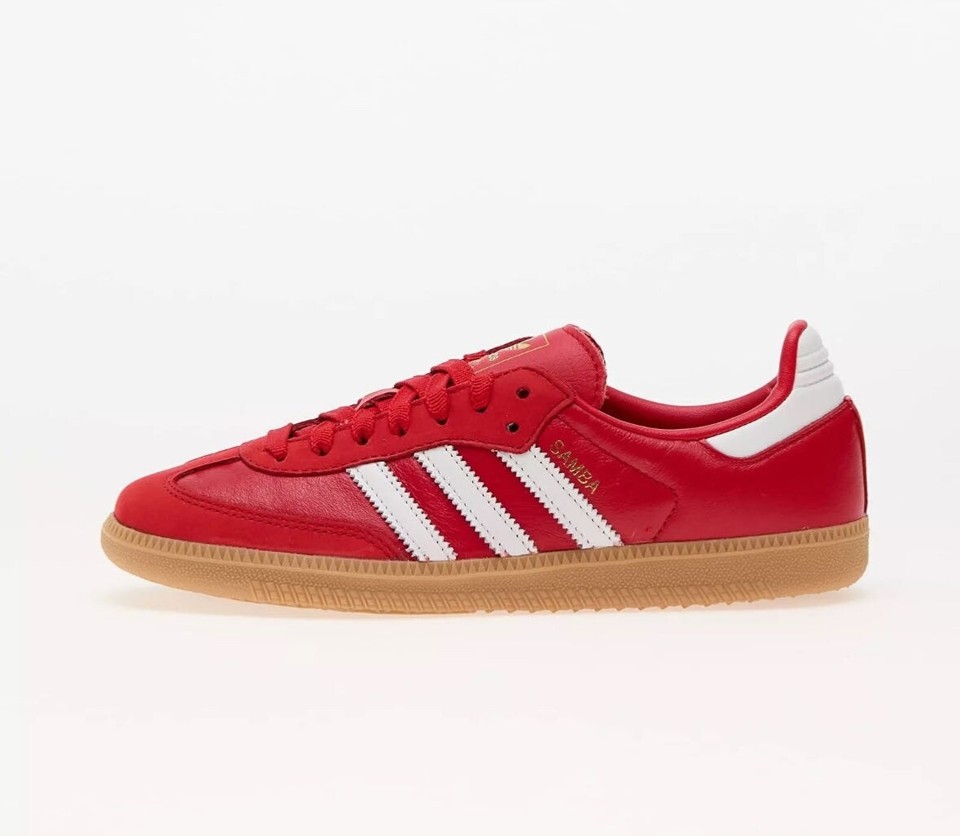 Adidas Womens 8 Originals Samba OG Better Scarlet IE6524 Casual Shoes ...