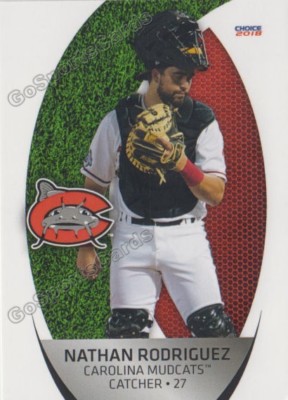 2018 Carolina Mudcats Nathan Rodriguez RC Rookie Milwaukee Brewers | eBay