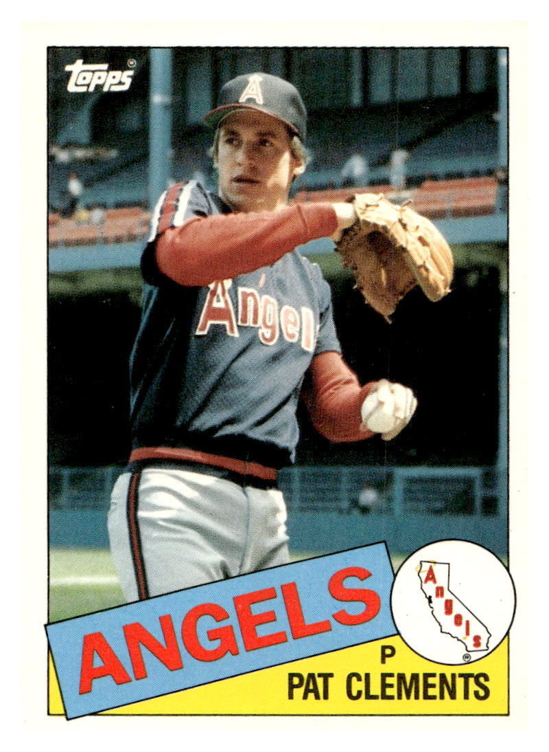 1985 Topps Traded 23T Pat Clements California Angels XRookie Baseball ...