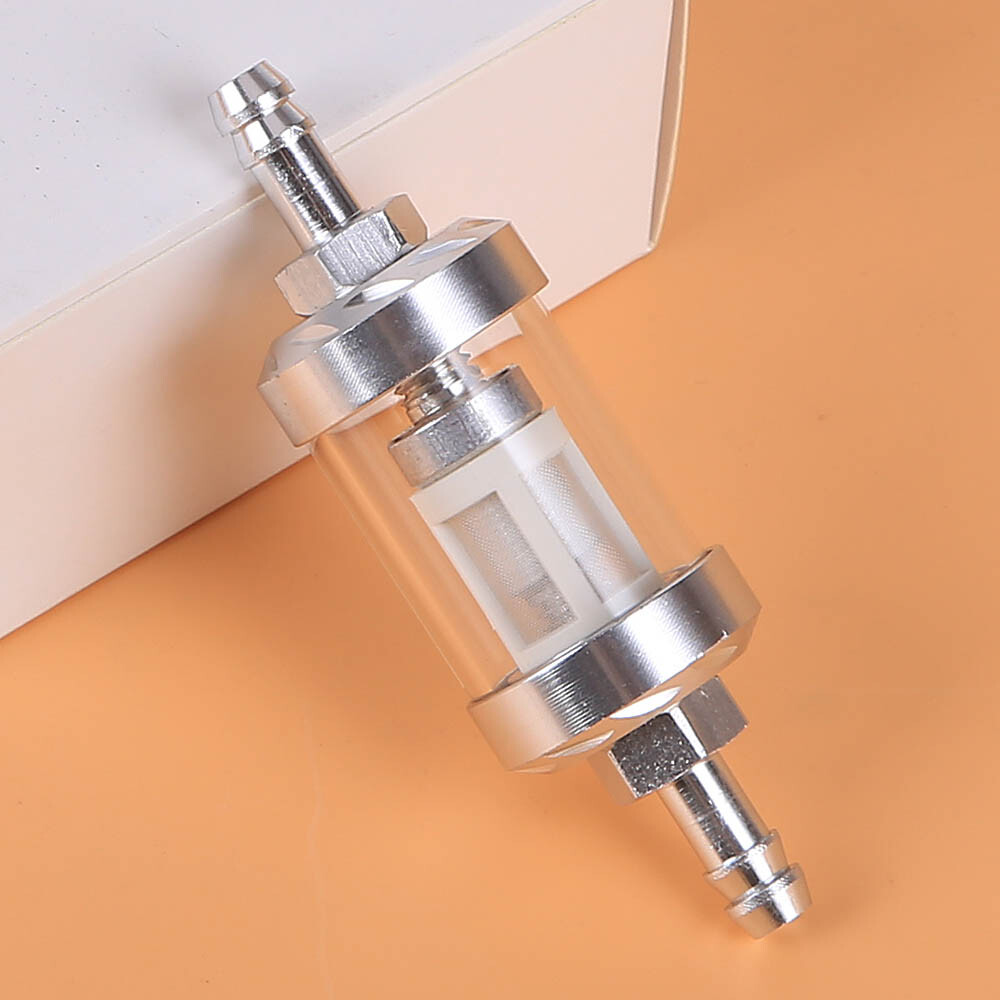 Universal Reusable Washable 5/16" 8mm Inline Metal Gas Fuel Filter ...