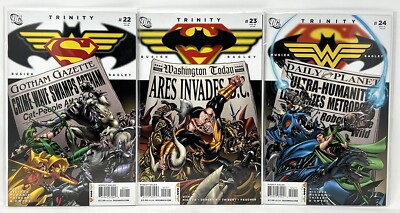 Oct/Nov 2008 DC Comics Trinity #22 #23 #24 Connecting Covers Near Mint ...