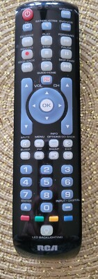 RCA RCRN04GR Universal Remote - Black | eBay