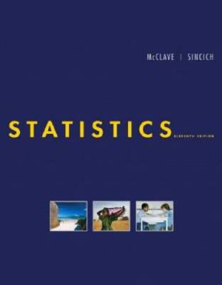 Statistics, 11th Edition (Book & CD) - Hardcover By McClave, James T ...