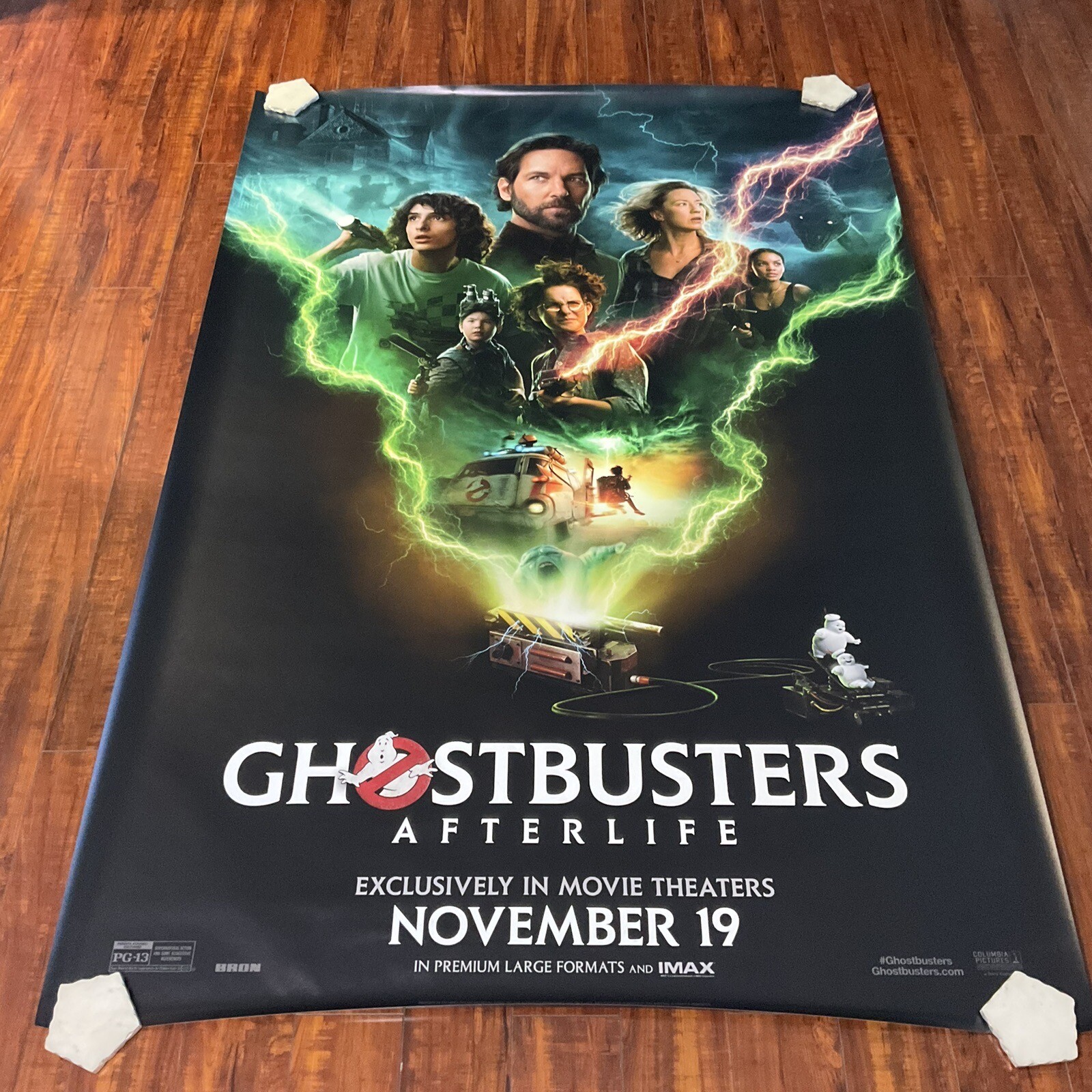 GHOST BUSTERS 2021 *After Life MAIN Original DS Bus Stop Movie Poster ...