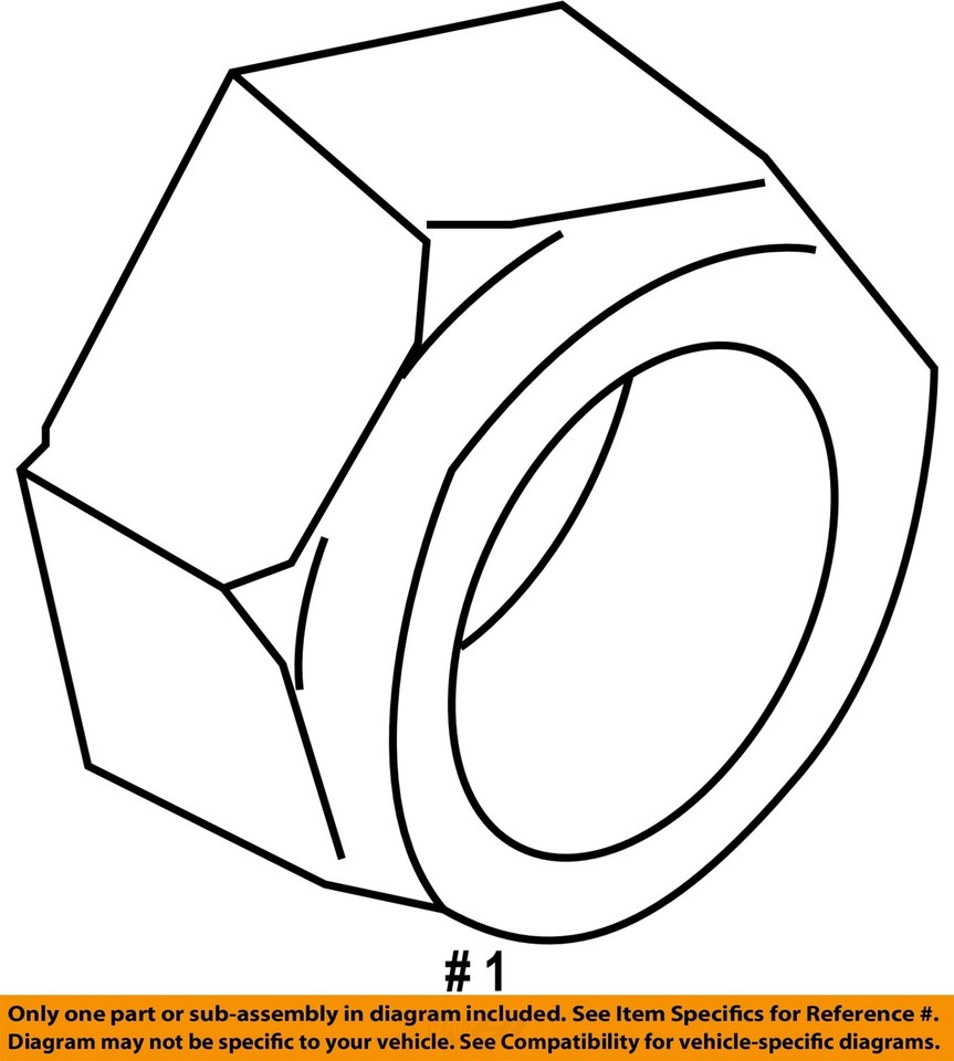 GM OEM 04-23 Aveo Front Suspension Brake Components-Axle Nut 94515437 ...