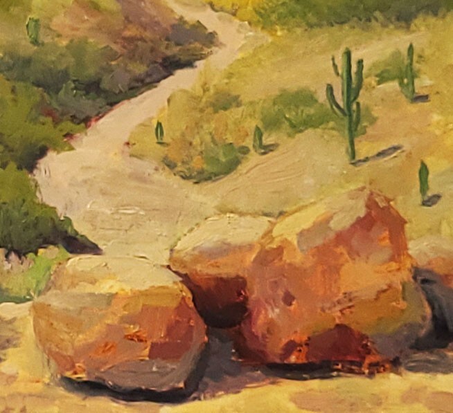 Original Art Arizona Mountain Landscape Listed Artist Collector ...