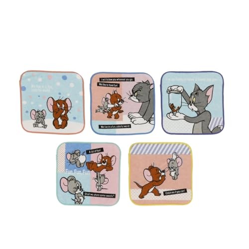 Marushin Mini Towel Set of 5 Tom and Jerry Colorful World ...