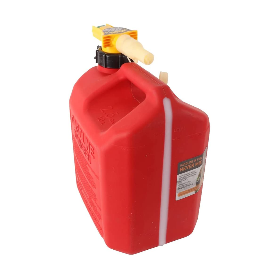 No-Spill Premium Petrol Fuel Jerry Can with Spill-Proof Nozzle - 10L ...