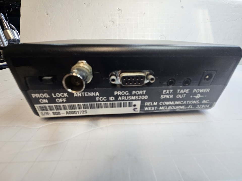 Relm MS-200 Scanner Multi Band Scanner DPL CTCSS PL AM FM Aircraft ...