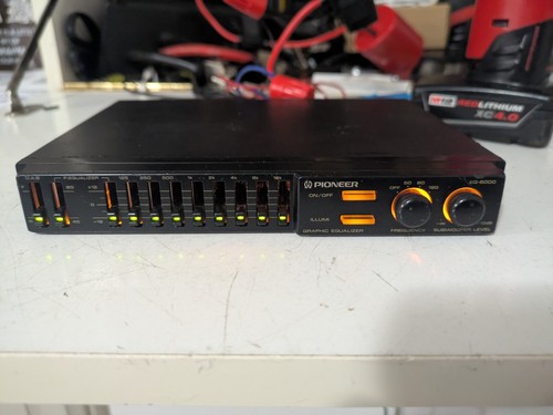 Pioneer EQ-6000 car equalizer Old School 9 Bands eq Subwoofer Eq6000 | eBay