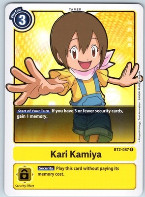 Kari Kamiya Rare Release Special Booster 1.0 Normal BT2-087 R NM | eBay