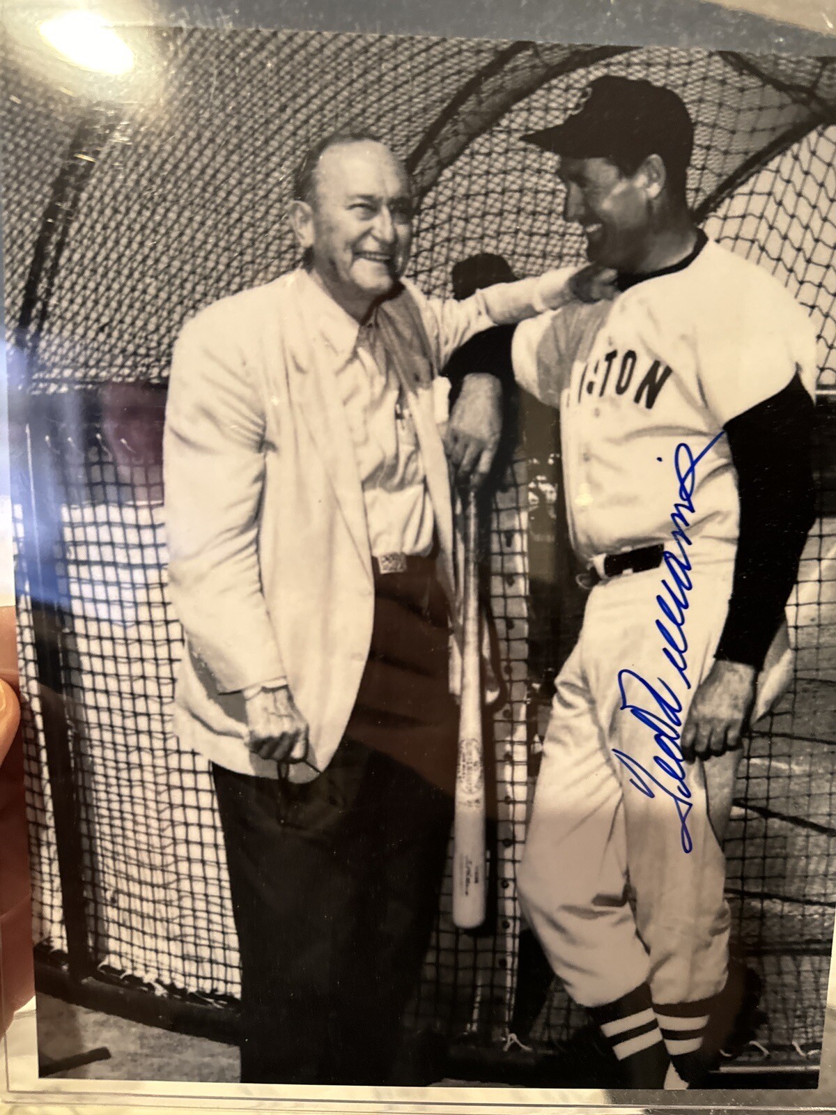 Ted Williams (d.2002) Red Sox HOF Autographed 8x10 Signed Vintage Photo ...