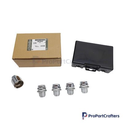 For LR3 LR4 Range Rover Range Rover Sport Black Locking Wheel Nuts ...