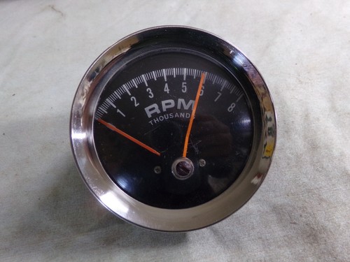 Tachometer, Faria style, 8000 RPM, 1960's 1970's Ford, GM, Mopar | eBay