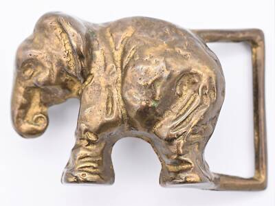 Solid Brass Elephant Circus Animal Hippie Boho Vintage Belt Buckle | eBay