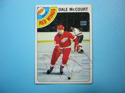 1978/79 O-PEE-CHEE NHL HOCKEY CARD #132 DALE MCCOURT ROOKIE AUTO ...