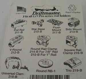 Driftmaster 209B Trio Base For Pro Rod Holder 1/2" | eBay
