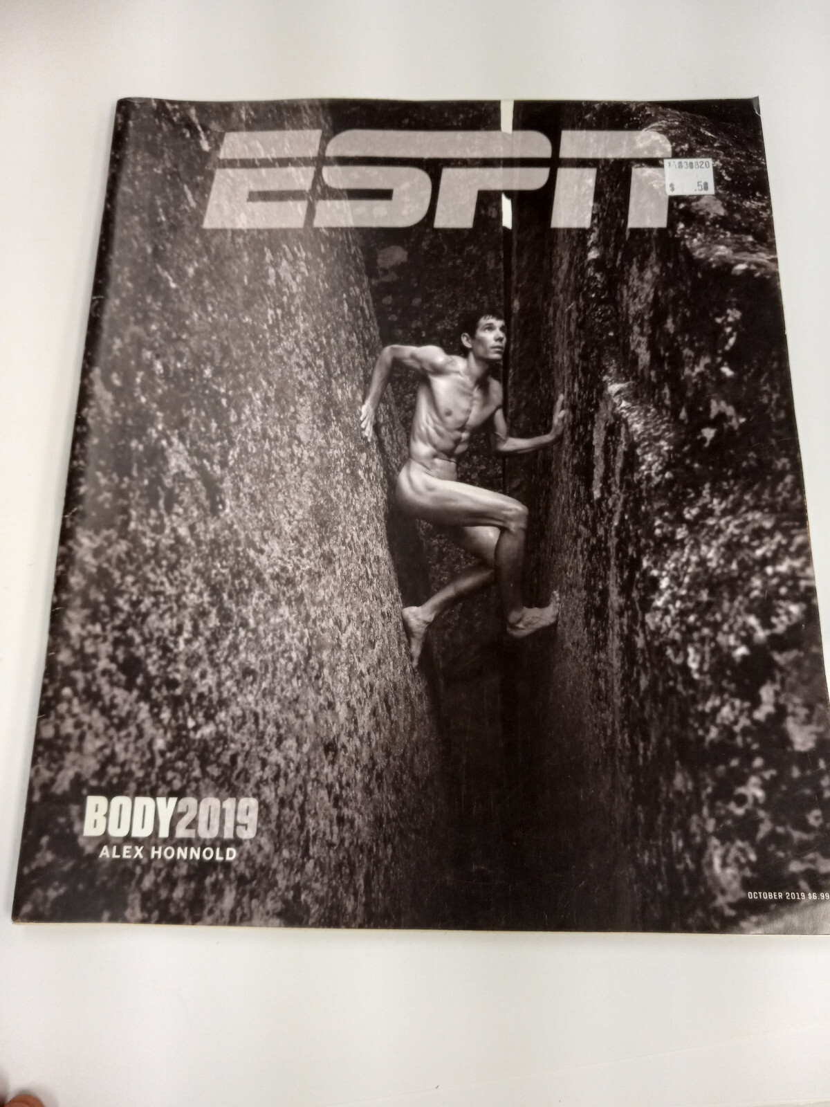 ESPN Magazine 2019 The Body Issue last one NEW NO LABEL - Alex Honnold ...