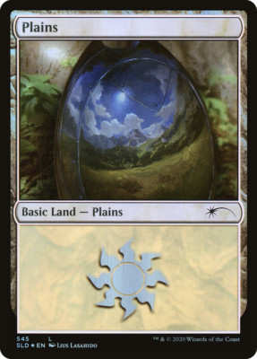 Plains (Secret Lair 545) FOIL Promo NM Land Basic Land MAGIC MTG CARD ...