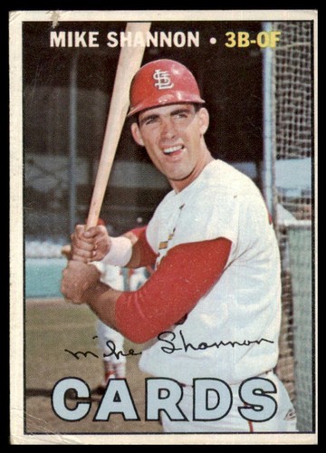 1967 Topps Mike Shannon #605 Set break Vg | eBay