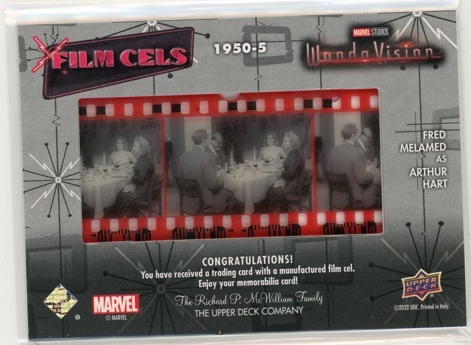 2022 Marvel Wandavision Film Cels 1950s #1950-5 - Fred Melamed as ...