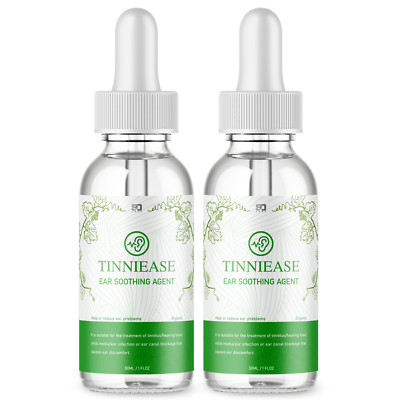 (2 Pack) Tinniease for Skin, Tinniease Skin Drops & Ear Soothing Agent ...