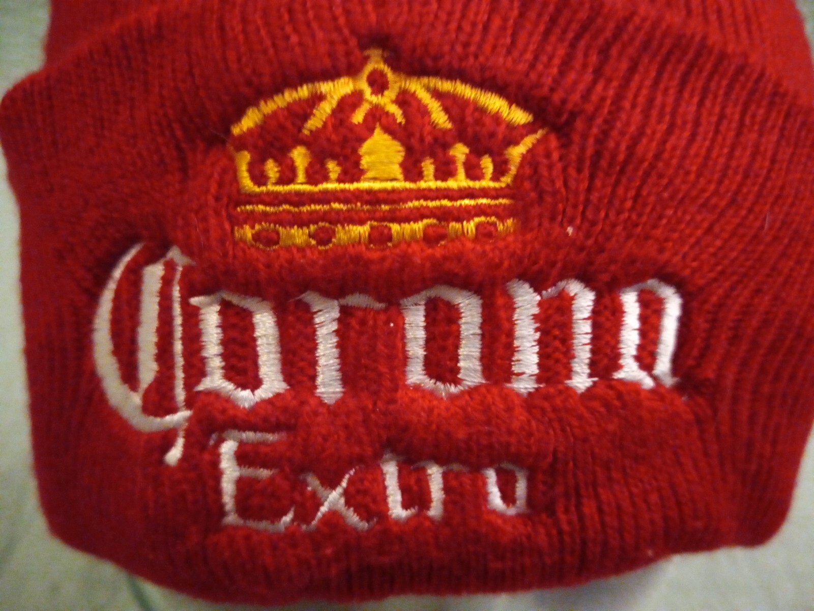 Men's OSFA Red Corona Extra Beer Embroidered Winter Beanie | eBay
