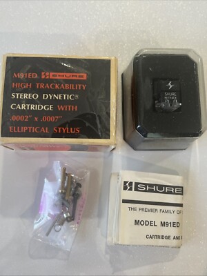 Shure M91ED Cartridge .2 x .7 Mil Elliptical Stylus | eBay