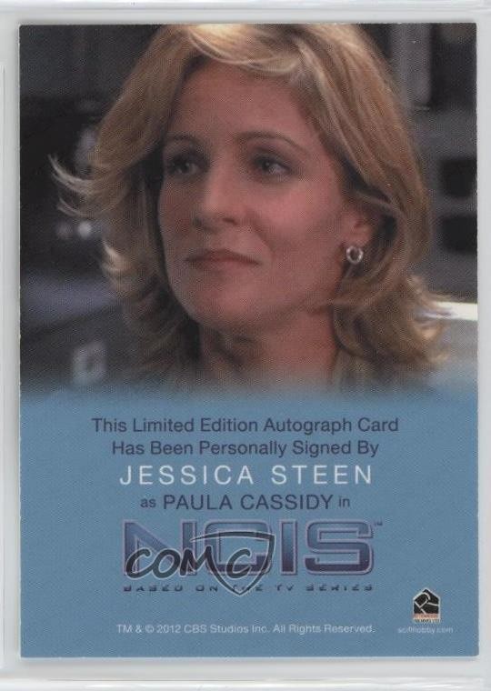 2012 Rittenhouse NCIS Premium Pack Auto Jessica Steen as Paula Cassidy ...