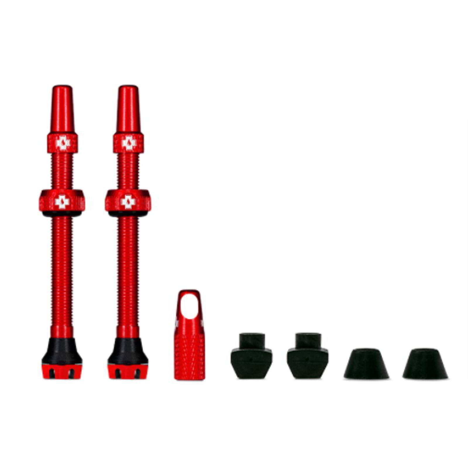 Muc Off Tubeless Valves V2 60mm Red Aluminium | eBay UK