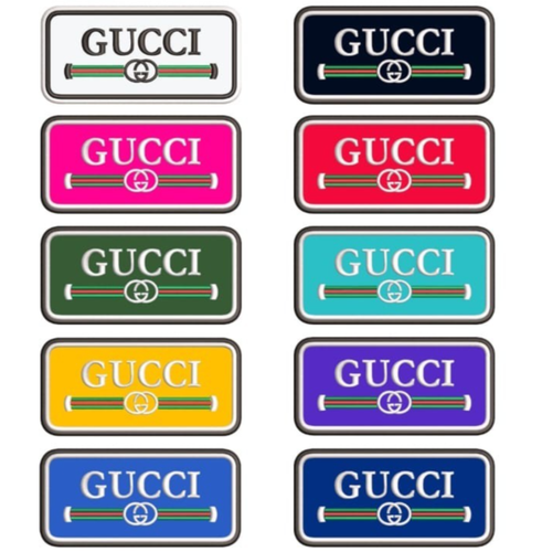 Gucci Inspired Embroidered Patches Pack 10 Iron On Sew On Logo Badge ...