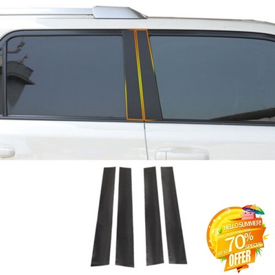 Door Window Pillar Post Trim Cover For 4Runner 2010+ Accessories Carbon ...
