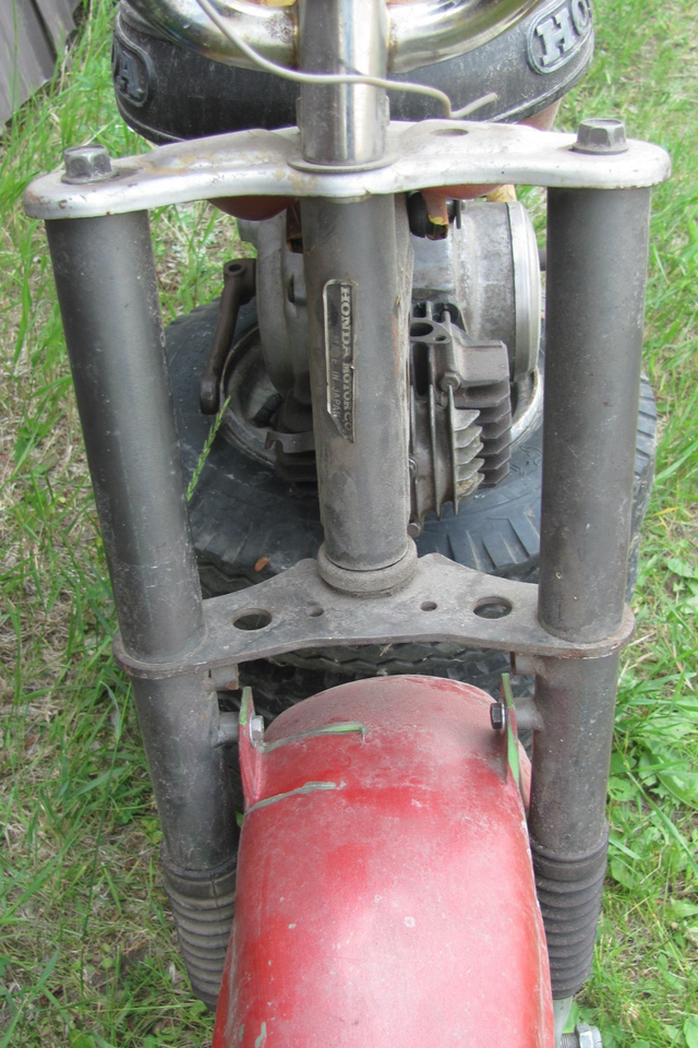 1970's HONDA QA50 MINI BIKE FRONT FORKS FRONT END USED OEM GENUINE ...