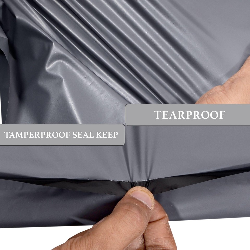 Coloured Mailing Bags Strong Polythene Postage Plastic Postal Mail Seal ...