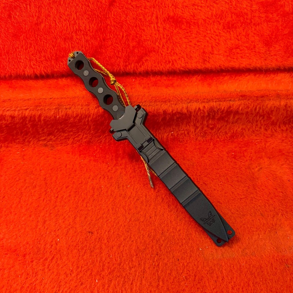 Benchmade SOCP 185BK-1 Fixed Blade Black cpm 3V Knife first production ...