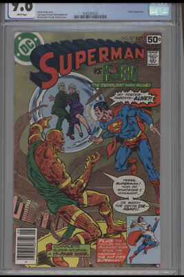 1978 DC SUPERMAN #327 CGC 9.6 White Pages | eBay