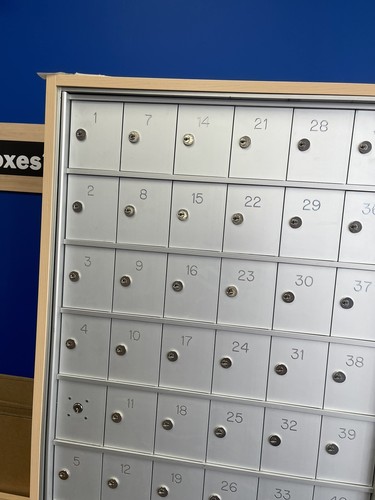 Cluster Mailboxes Brass Rear Loading with Key Lock Sections 130 Boxes ...