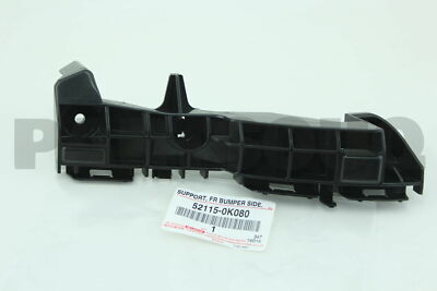 521150K080 Genuine Toyota SUPPORT, FRONT BUMPER SIDE, RH 52115-0K080 | eBay