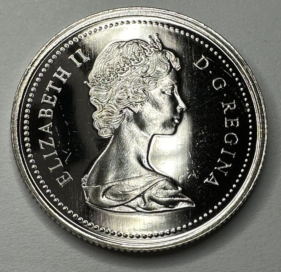 1973 Canadian 25Cent Quarter Proof-Like Coin Uncirculated. Beautiful ...