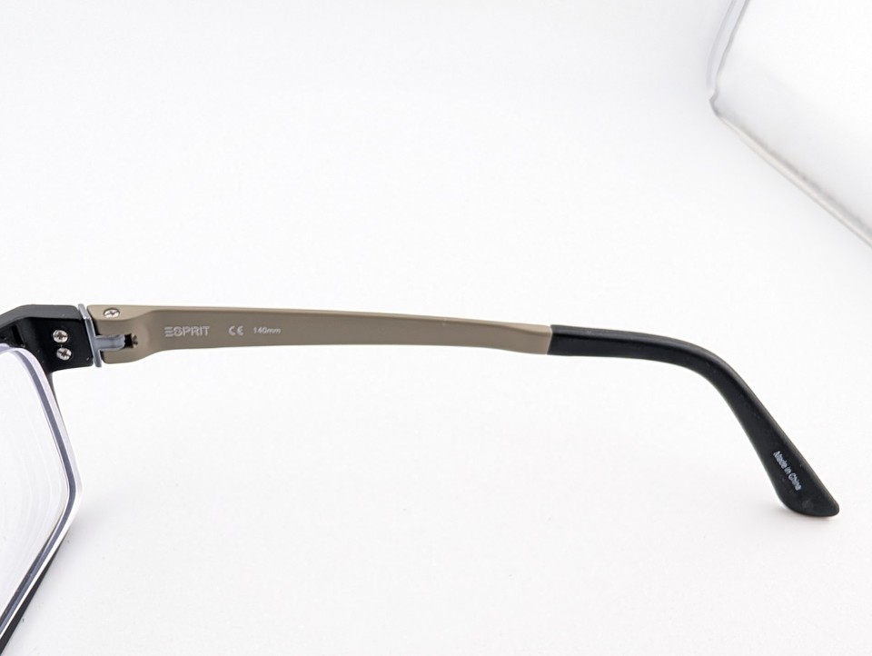 Esprit Eyeglasses, Frames Only, ET17446 538, 52-16-140, Plastic, Black ...