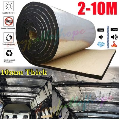 10M Camper Van Insulation Self-adhesive 10mm Closed Cell Foam Thermal ...