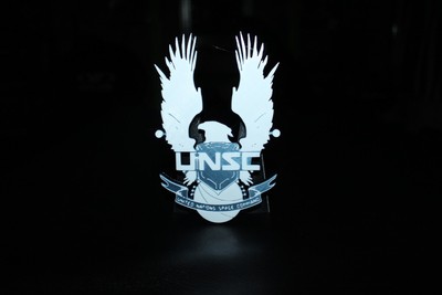 Halo, UNSC, United Nations Space Command 3D printed Logo Art | eBay