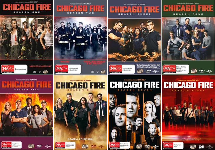 Chicago Fire Complete Series Season 1 - 8 DVD : NEW | eBay