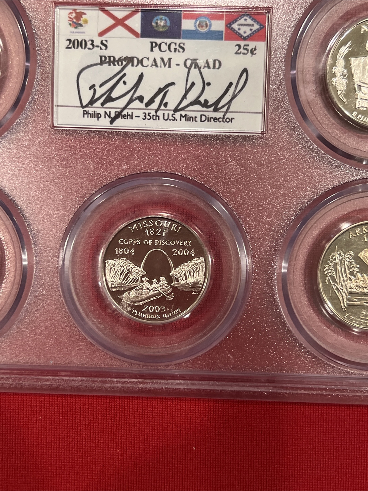 PCGS 2003-S PR69DCAM Clad State Quarters 5 Pc | eBay