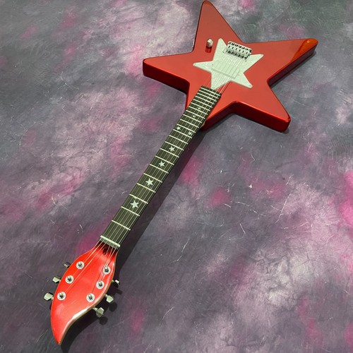 Red Daisy Rock Debutante Star Electric Guitar Chrome Plated Hardware 6 ...