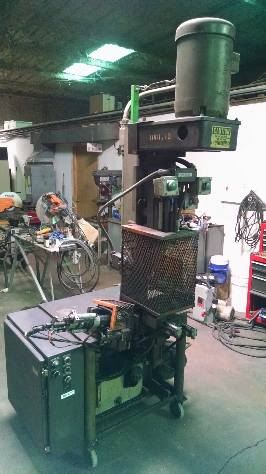 Hause Holomatic 6695 Drill Head 3 HP + 5 HP Hydraulic Unit & ARO ...