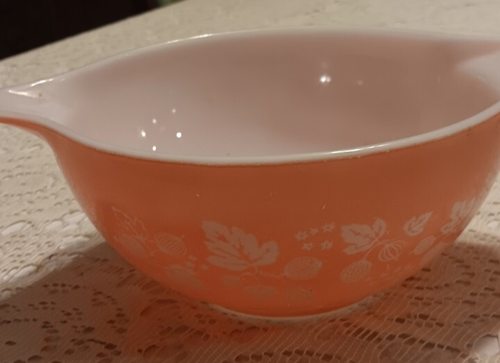 PYREX PINK GOOSEBERRY CINDERELLA BOWL #442 1 1/2 QUART | eBay