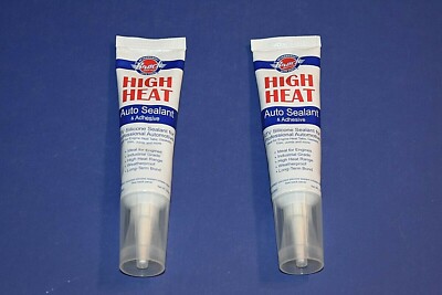 2 Brock Engine Motor Heat Tab Adhesive 2.8 oz Gasoline Diesel Marine ...