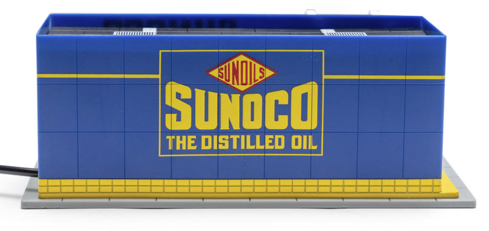 HO Scale Sunoco Gasoline Station Building Prelit Service Station ...