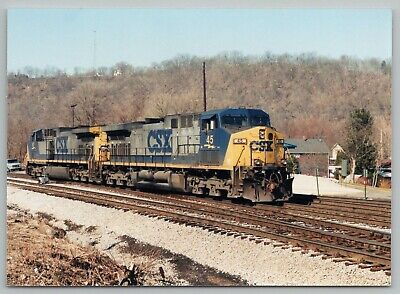 Railroad Photo - CSX #45 Diesel Locomotive 1990s Freight Train | eBay